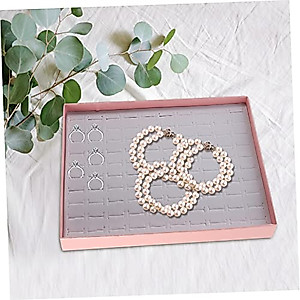STOBAZA 8 Pcs Simple Jewelry Tray Display Tray Ring Organizer Box Jewelry Showcase Jewelry Presentation Hoop Earring Ring Display Case Jewelry Organizer Trays Ring Organizer for Jewelry