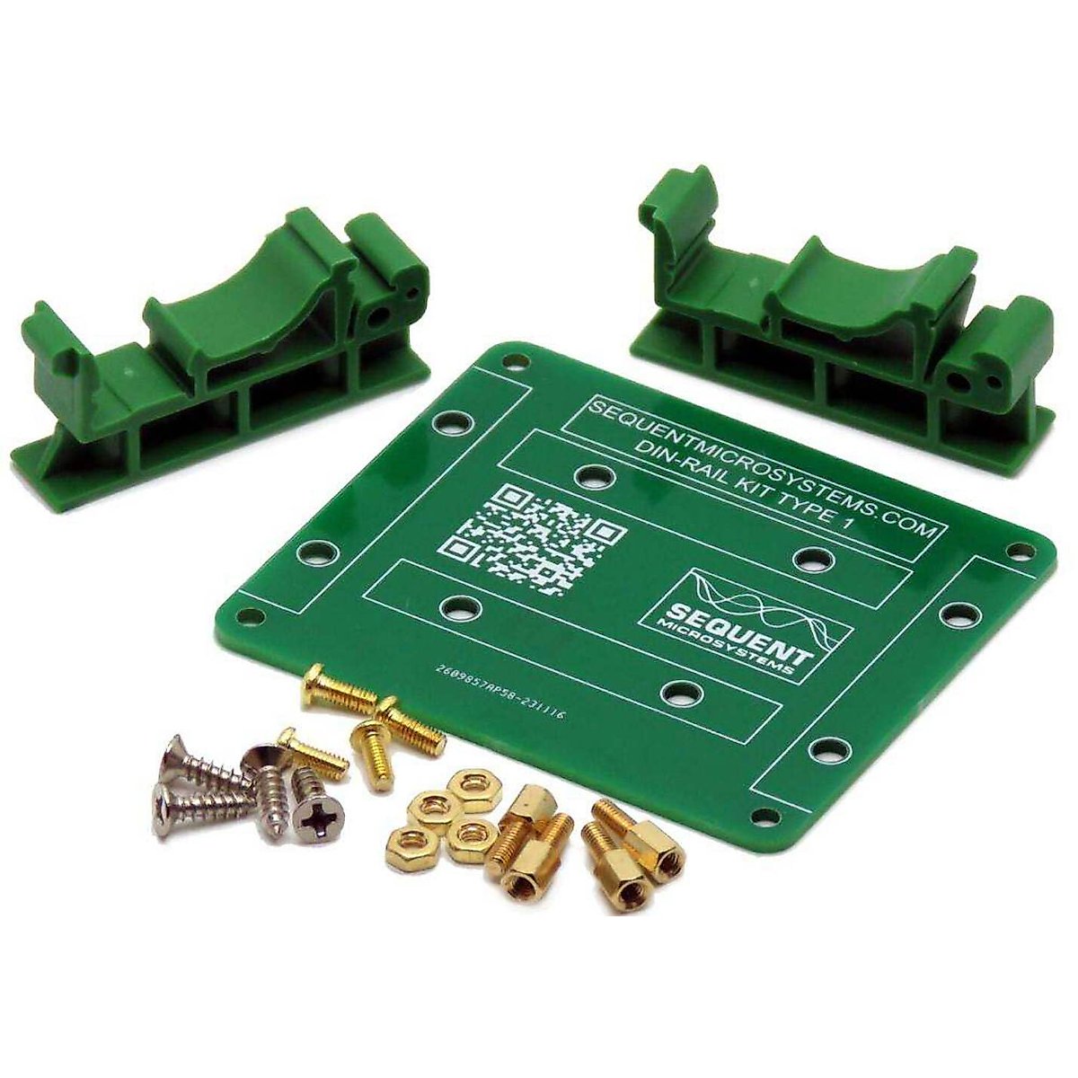 DIN-Rail Kit Type 1 Parallel Mount for Raspberry Pi SM-A-004