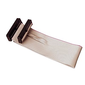 IAENCLOSURES CAB-FDDS19-2PK 19 inch Universal 34 pin Floppy Drive Ribbon Cable for 3.5 inch Floppy Disk Drive. (2) 34 Pin 2.54mm Pitch Female Connectors. (2 Pack Version)