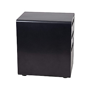 Flash Furniture Ergonomic 3-Drawer Mobile Locking Filing Cabinet with Anti-Tilt Mechanism and Hanging Drawer for Legal & Letter Files, Black