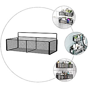 Hemoton Sink Storage Rack Shower Caddy Shelf, Shower Caddy Organizer Wall Mounted Rustproof Basket, Storage Rack for Bathroom, Shower and Kitchen (29CM) Tote Storage Rack