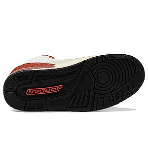 Jordan Boy's 3 Retro SE (Little Kid) White/Black/Mars Stone/Team Orange 1 Little Kid M