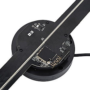 3D Hologram Fan, 3D Holographic Advertising Machine, 100-240V 16.5in Diameter 3D Advertising Player, 224 LED Light Beads for Store Business Store Shop Ba(#1)