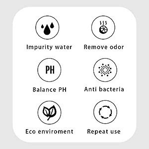 Minxue Activated Carbon Aquarium Bamboo Charcoal Pellets Clear Than Coal Filter Media Accessories with mesh Bag