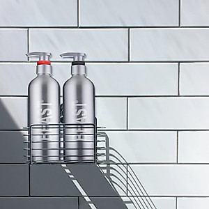 Beast Bottle - Reusable 16oz Eco-Friendly Shower Bottle Made From Durable Recycled Aluminum - Refillable with Tame The Beast Shampoo Conditioner Body Wash Liquid Soap Shaving Cream