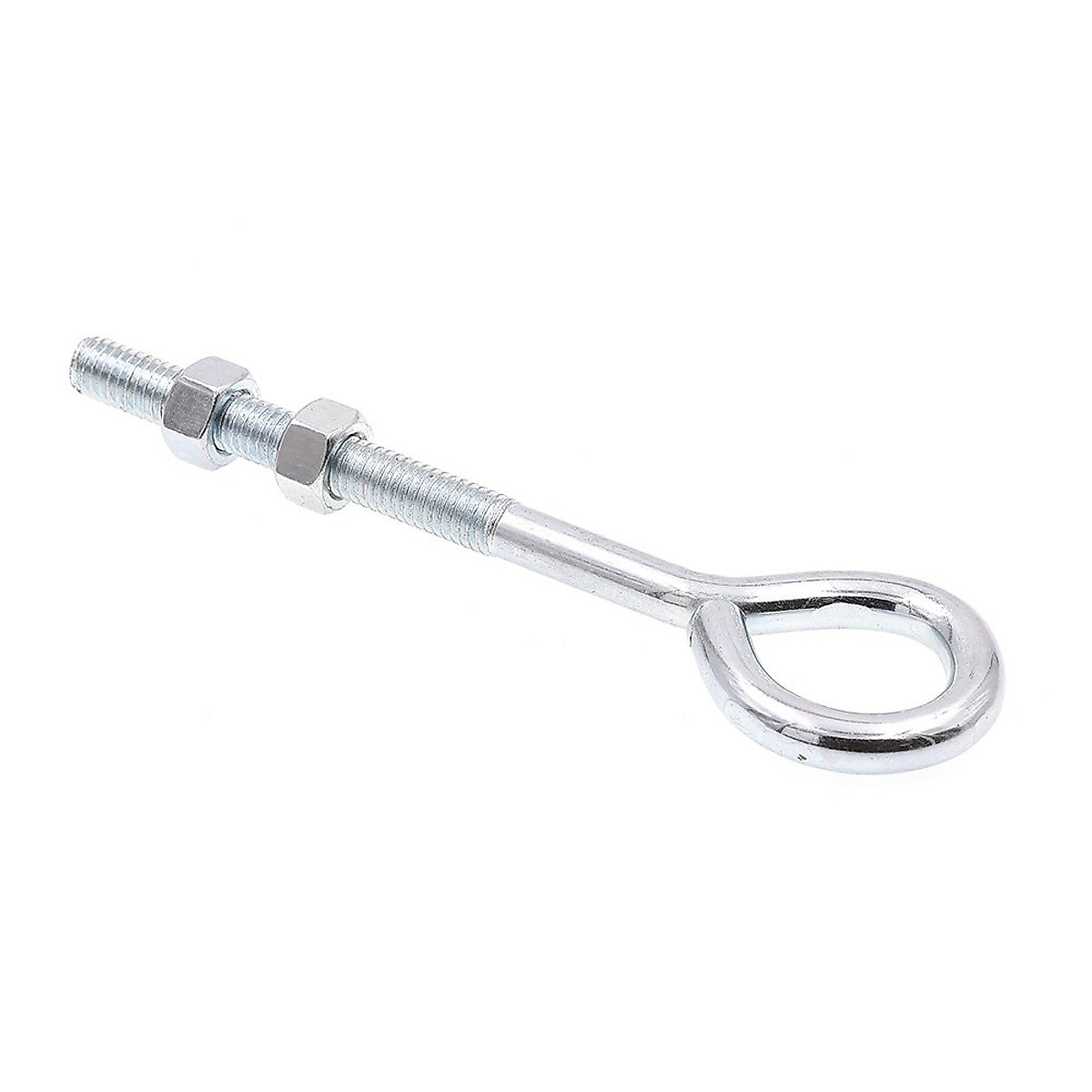 Prime-Line 9066858 Eye Bolts With Nuts, 3/8 In.-16 X 6 In., Zinc Plated Steel (20 Pack)