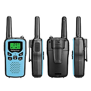 Walkie Talkies, Kalisnhon Walkie Talkies for Adults with Flashlight, walkie Talkie Long Range FRS 22 Channels VOX LCD Display Two Way radios for Cycling Camping Hiking(4 Colors Pack)
