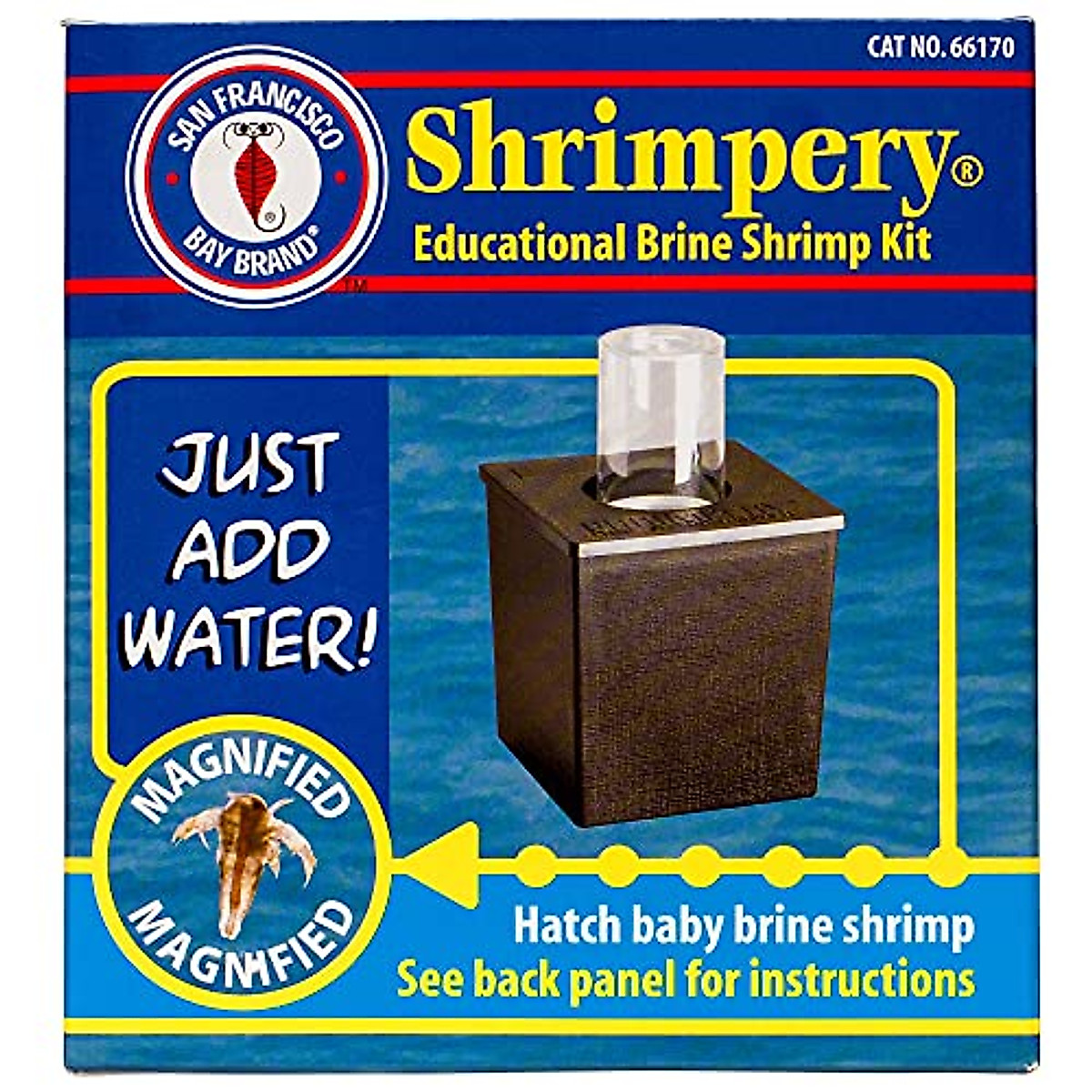 San Francisco Bay Brand Shrimpery Brine Shrimp Kit for Hatching Baby Brine Shrimp