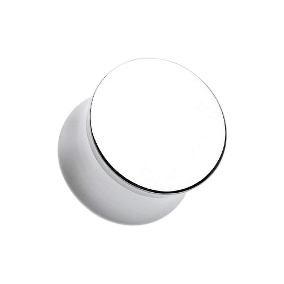 Covet Jewelry Basic Steel Solid Double Flared Ear Gauge Plug (7/16" (11mm))