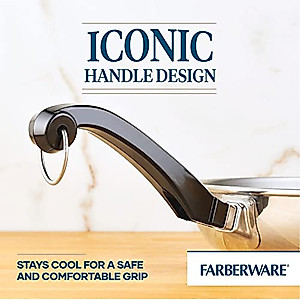 Farberware Classic Stainless Steel Cookware Pots and Pans Set, 15-Piece,50049,Silver