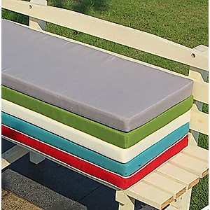 Konsilsa Thick Bench Cushion, Outdoor/Indoor Settee Cushion Swing Cushion Patio Cushion Patio Seating Cushion Bench Pads(150x40x5cm(59x16x2inch))