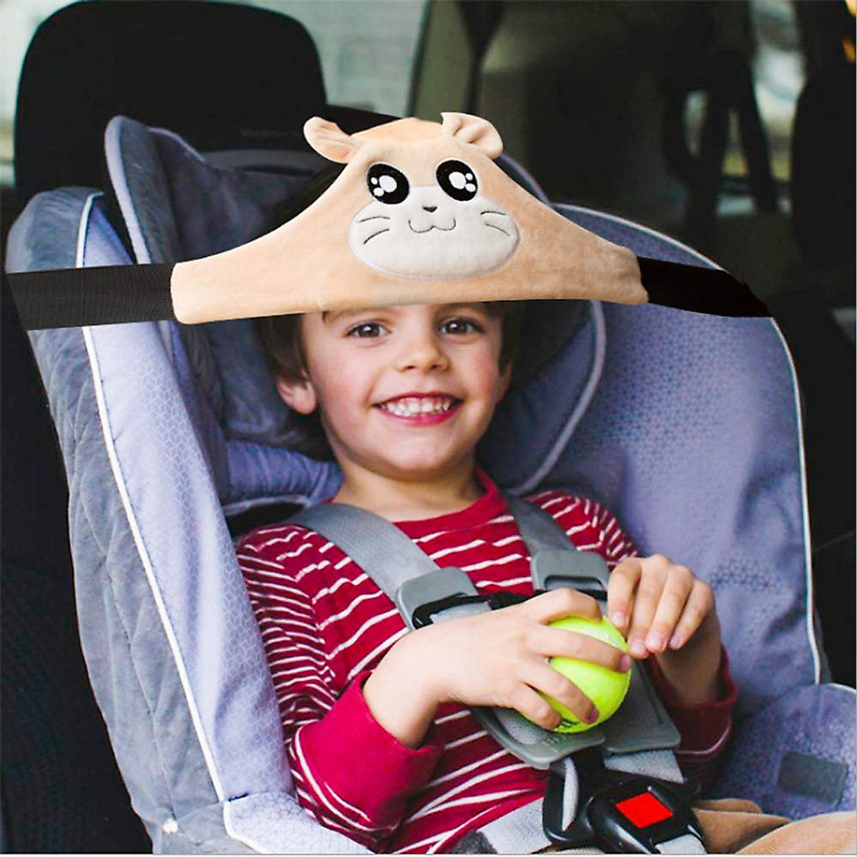 Car Seat Head Support Toddler Head Strap for Car Seat Baby Head Protector Stroller Car Seat Sleeping Headrest for Toddler Child Children Kids Infant