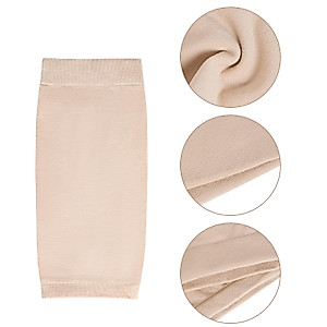 HOVEOX 3 Pairs Forearm Tattoo Cover Up Sleeves Tattoo Cover Up Sleeve Forearm Tattoo Cover Up Compression Sleeves Tattoo Cover Sleeve (8.2 inch, Nude)