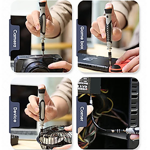 YAOASEN Precision Screwdriver Set, 132 in 1 Small Screwdriver Set with 120 Bits, Tri-Wing, Hex, Torx, for Electronics Item, Craftsman, MacBook, Phone, PS4, Game Console, Watch, Eyeglasses, Xbox, DIY