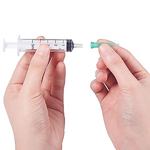 Utoolmart 16Ga Plastic Tapered Pinhead Blunt End Adhesive Dispenser Tip Luer Syringe Needle Tip Dispensing Fill Needle for Oil or Glue Applicator 120pcs