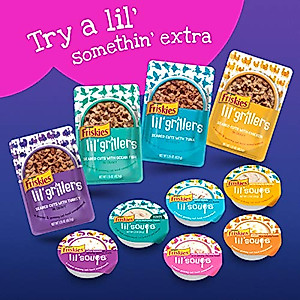 Purina Friskies Gravy Wet Cat Food Variety Pack, Stuf'd & Sauc'd with Chicken, Salmon & Shrimp, Tuna & Turkey - (24) 5.5 oz. Cans