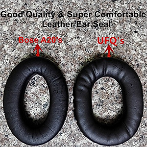 Leather Ear Seals Ear Cushions for Aviation Headset David Clark,UFQ,Avcomm,ASA,Faro,Kore earseal
