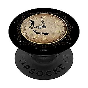 Disney Peter Pan Wendy John Michael & Tink Tick Tock Clock PopSockets PopGrip: Swappable Grip for Phones & Tablets