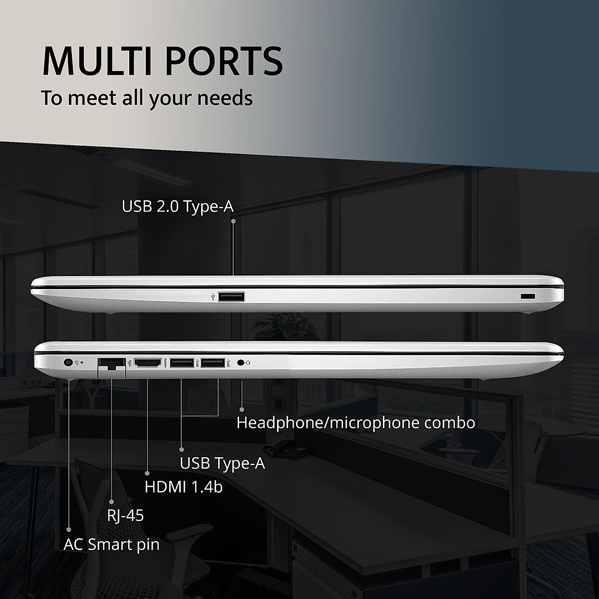 HP 2022 17.3" FHD Business Laptop, 11th Gen Intel Core i5-1135G7(Beats Intel i7-1065G7), 8GB RAM, 512GB PCIe SSD, Intel Iris X Graphics, Backlit Keyboard, Bluetooth, Win 10 Pro, Silver, 32GB USB Card