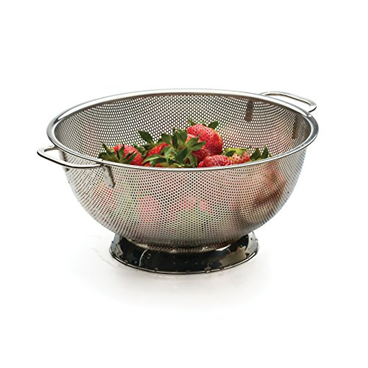 RSVP International International Endurance Stainless Steel Precision Pierced Colander, 5-Quart (Punch-5)