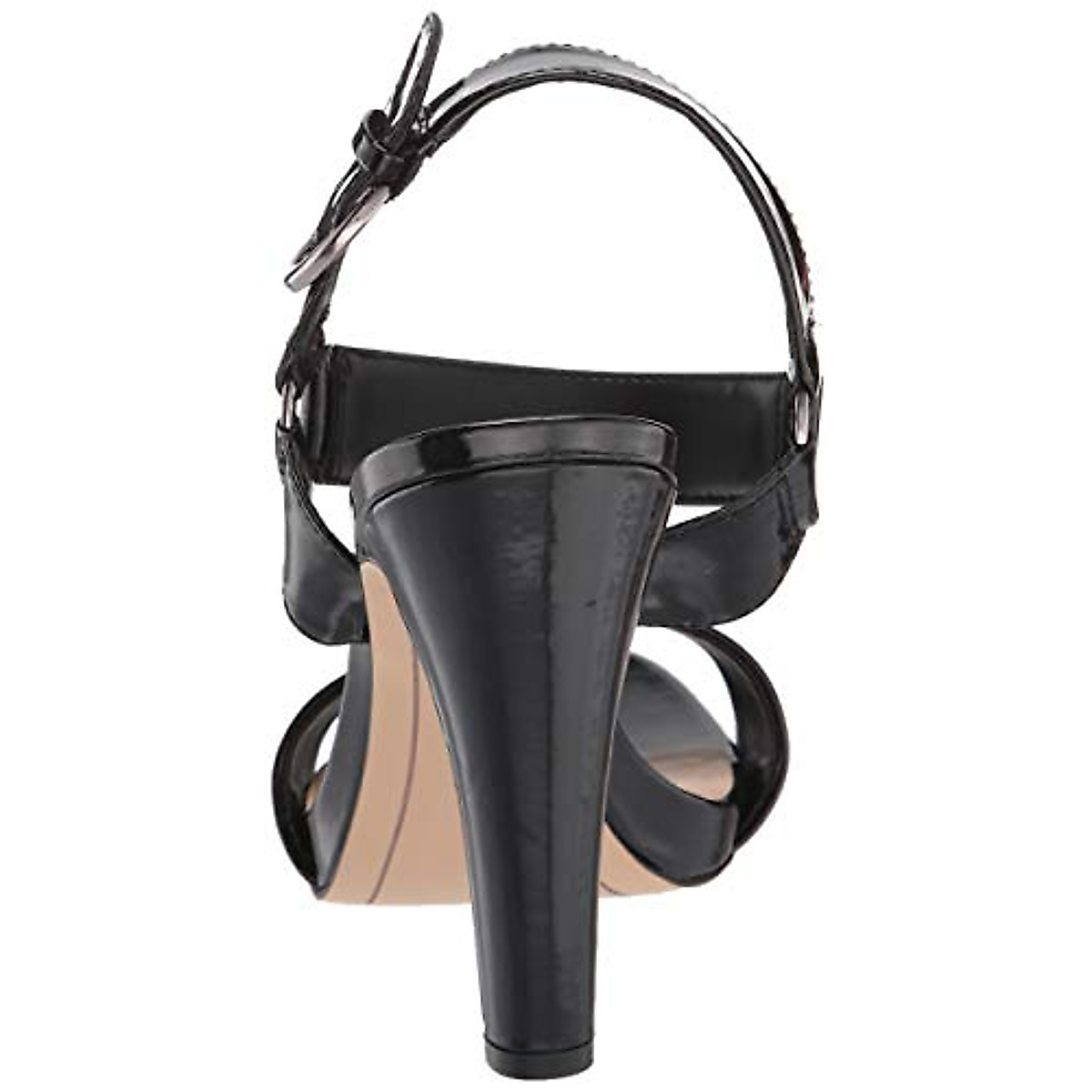 Karl Lagerfeld Paris Women's Cieone Dressy Heeled Sandal, Black, 8