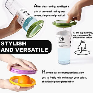 Erehere Avocado Saver and Onion Storage - 4-Piece Set Silicone Food Storage Containers, Multifunctional and Perfect for Lemons, Cheese, Tomatoes, Potatoes, Garlic