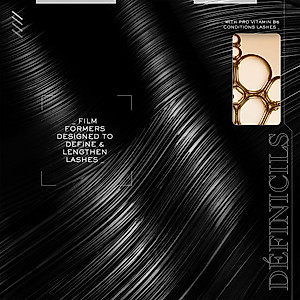 Lancôme Définicils Defining & Lengthening Mascara - For Natural-Looking Lashes - With Vitamin B5 - Black - Travel Size