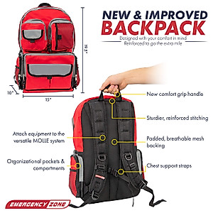 Emergency Zone | Urban Backpack (Red) - 48L