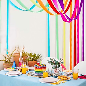 Andaz Press Crepe Paper Streamer Hanging Party Decorations Kit, 240-Feet, Black, Gray, White, 1-Pack, 3-Rolls, New Years Gradaution Colored Wedding Baby Bridal Shower Birthday Supplies