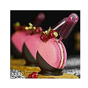 300 Pieces 4ml Cupcake Pipettes, Food Grade Plastic Disposable Pipettes Mini Liquid Injector (300-A)