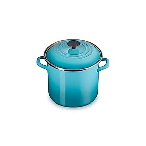 Le Creuset Enamel On Steel Stockpot, 8 qt., Caribbean