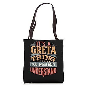 Greta Name Tote Bag
