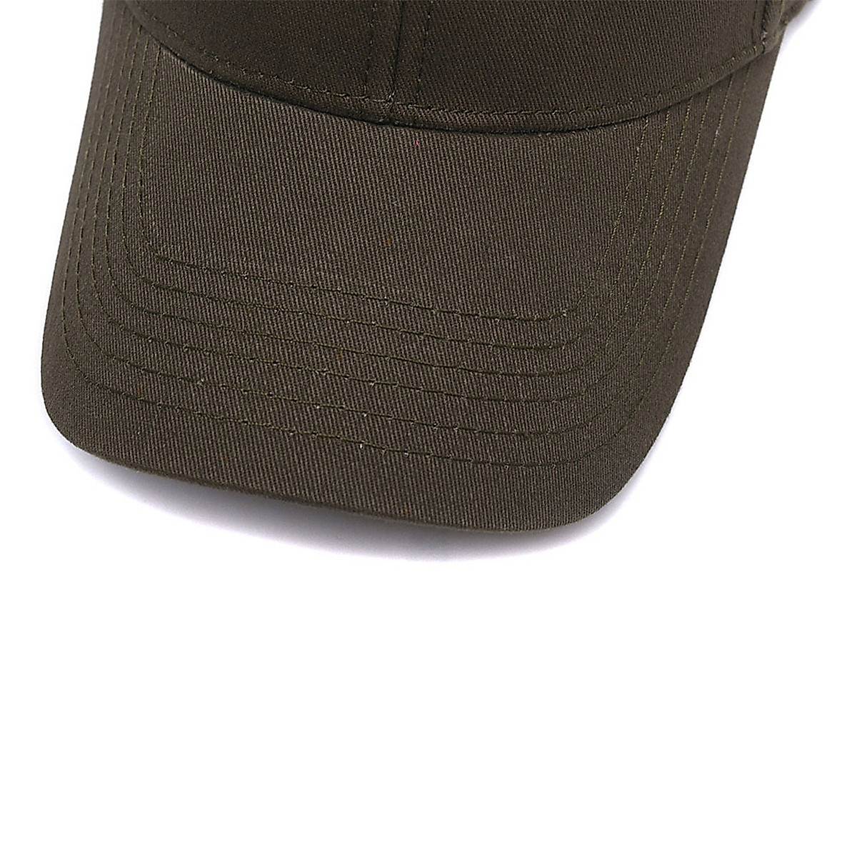 Custom Baseball Hat,Snapback.Design Your Own Adjustable Metal Strap Dad Cap Visors Army Green