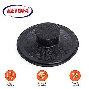 Sink Stopper for InSink-Erator STP-PL Garbage Disposal, Exact Replacement Stopper Drain Compatible with Standard 3-1/2" Drains, Sink Drain Stopper for Kohler, Waste King, Whirlpool
