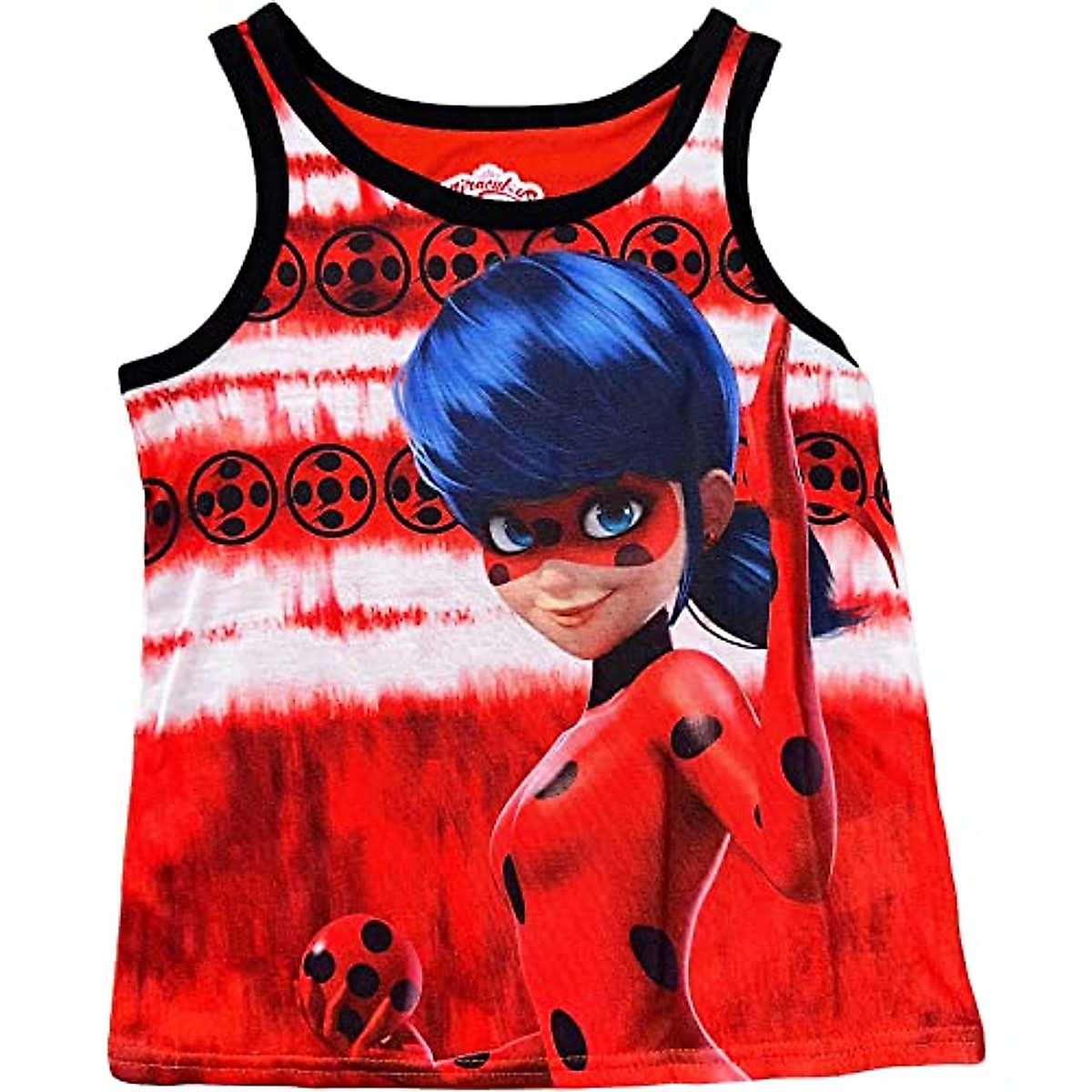 Miraculous Lady Bug Girls' Little Pajama Sleepwear Sets, Ladybug