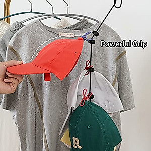 Ulfsaar Hat Rack and Organizer, Baseball Cap Rack Stand, Over The Door Hat Rack, Hat Rack for Door, Closet, Holds Up to 12 Caps