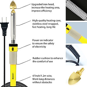 RXXXWELD Plastic Welder, 2 in 1 Plastic Welding Kit, Hot Stapler Plastic Repair Kit For Car Bumper Cracks, Kayaks, Plastic Toys