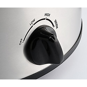 Toastmaster TM-701SC Slow Cooker, 7-Quart, Stainless/Black