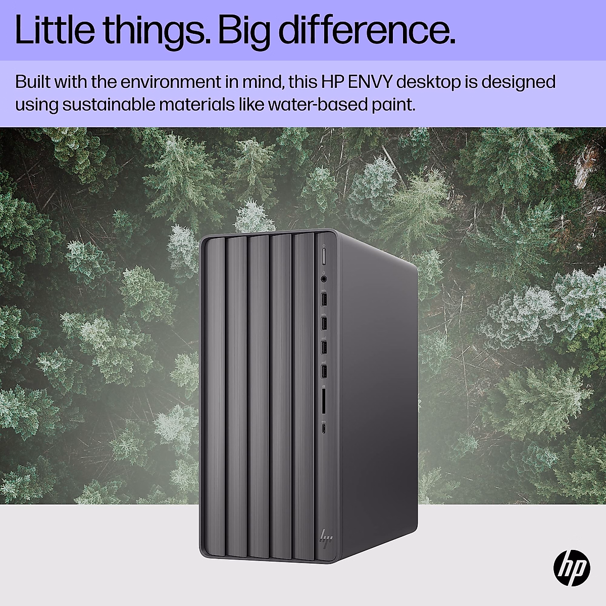 HP Envy Desktop PC, 13th Generation Intel Core i7-13700F, 16 GB RAM, 512 GB SSD, 1 TB HD, NVIDIA GeForce RTX 3050, Windows 11 Home, TE01-4050 (2023)