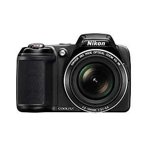 Nikon COOLPIX L810 16.1 MP Digital Camera with 26x Zoom NIKKOR ED Glass Lens and 3-inch LCD (Black) (OLD MODEL)