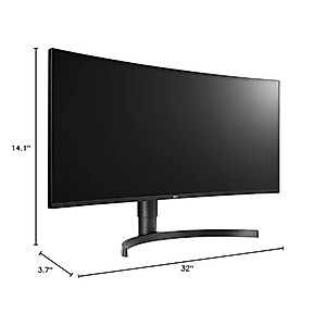 LG 34'' 34BL85C-B IPS QHD UltraWide™ Curved Monitor (3440x1440), with HDR10, Dynamic Action Sync, Flicker Safe, PBP & Dual Controller & MAXXAUDIO