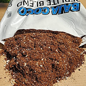 Coco Coir Perlite Blend 1.5 CU. FT. /42.5 Liter/ 40 Dry Quarts Pre Bufferd Washed Low EC Coconut Coir Organic Indoor Outdoor Garden Coco Fiber