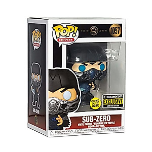 Funko Pop Mortal Kombat Movie Sub-Zero Glow in The Dark Exclusive Figure
