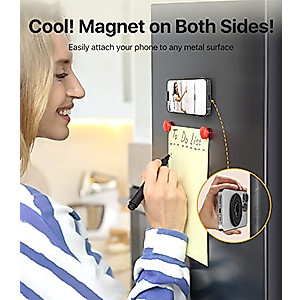 andobil Magnetic Phone Grip for Magsafe [Drop Protection] Strong Magnetic Finger Phone Ring Holder Compatible with Magsafe Accessories, iPhone 14 Plus 13 12, Pro, Pro Max, All Cell Phones, Black