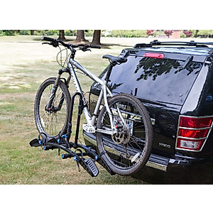 Heininger 2037 Advantage Sports Rack Flat Rack 2 Bike Platform Hitch Mounted Rack with Hitch Lock