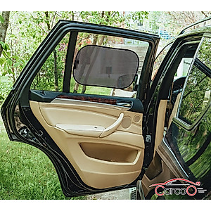 Harrier Hardware Baby & Passenger Side Window Cling Sun Shade, 4-Pack (22 x 14 inches)