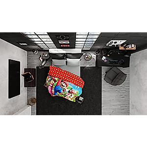 Franco The Super Mario Bros. Movie Kids Bedding Super Soft Microfiber Reversible Comforter, Twin/Full Size 72" x 86", (100% Official Licensed Product)