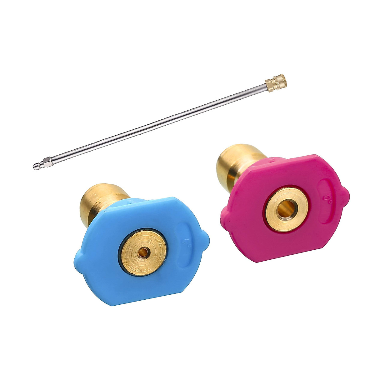 M MINGLE Pressure Washer Extension Wand, Second Story Quick-Connect Nozzle Tips for Power Washer