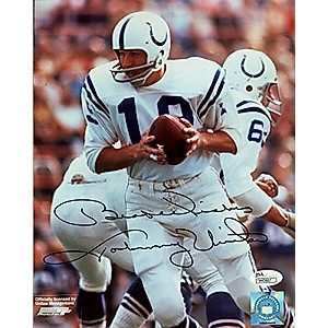 Kirkland Johnny Unitas, 8 by 10 Autograph Photo on Glossy Photo Paper