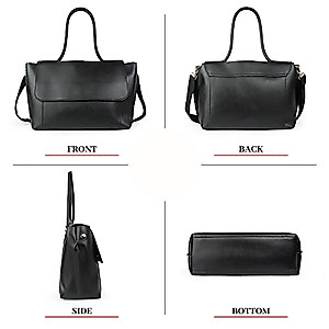 Hobo Bags For Women Leather Shoulder Purses Handbag Large Tote Bag Crossbody Two Kinds Of Straps